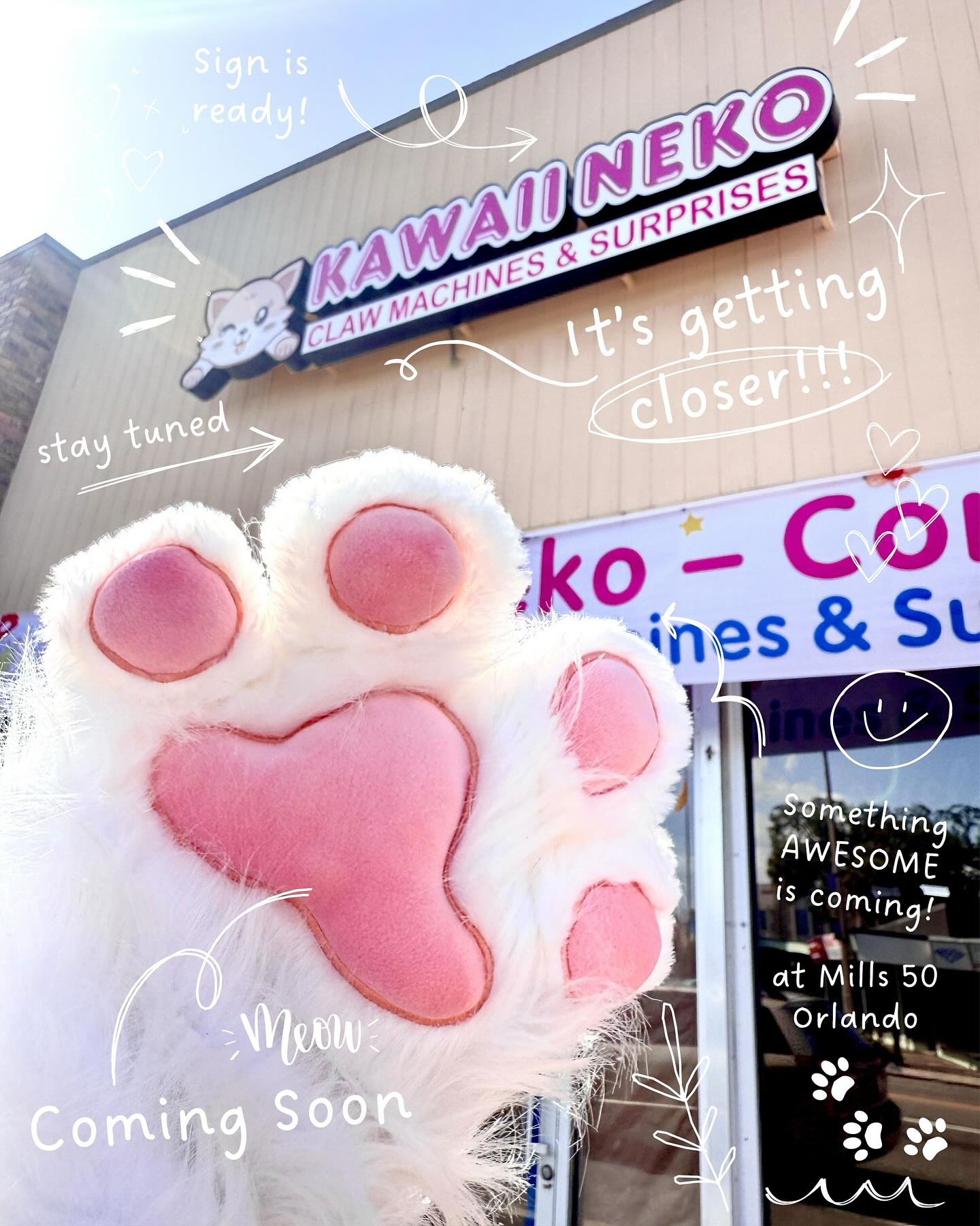 New Mills 50 Arcade Kawaii Neko is Packed With Claw Machines and Cute ...