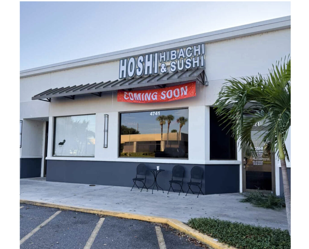 Hoshi Hibachi & Sushi Opening Soon on South Orange Avenue – Bungalower